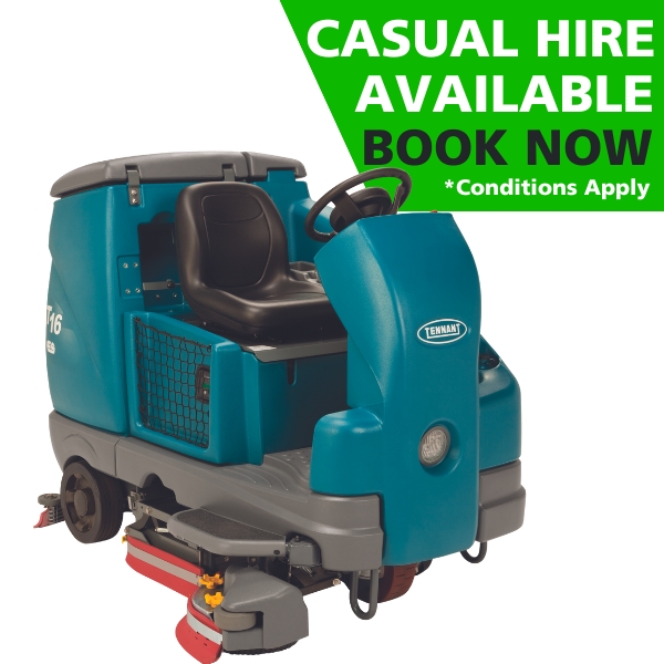 Hire of Tennant T16 Battery Ride-On Scrubber | Capital Equipment Hire
